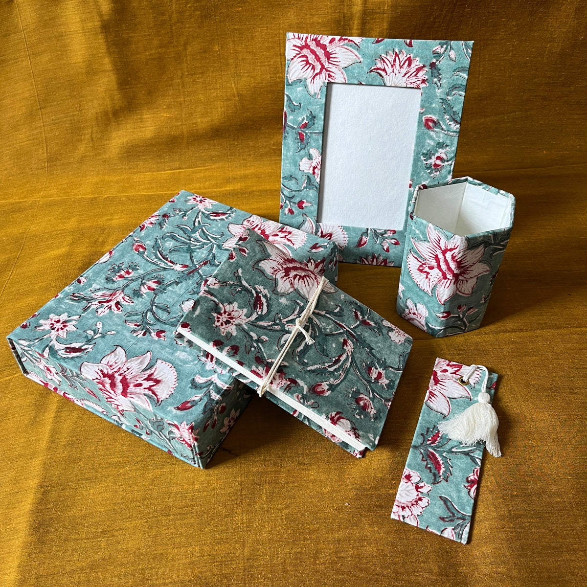 Fabric Covered Diary Gift Set – House Of Mayoli
