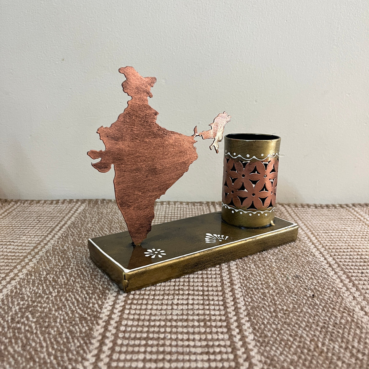 India Map Pen Holder – House Of Mayoli